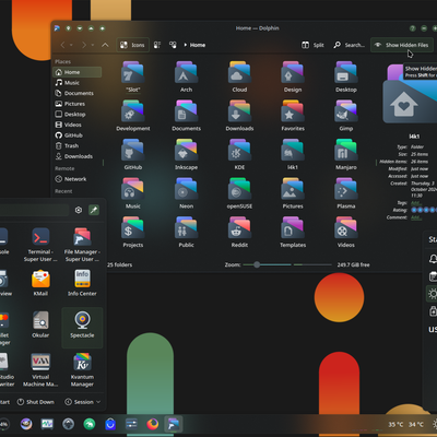 Dream-Lime-Green-Dark-Kvantum - KDE Store