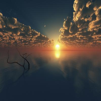 OCEAN CLOUDS SUN DOWN - KDE Store