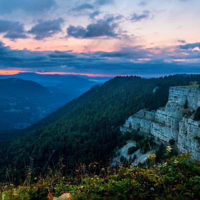 Rocky Cliff Forest Landscape- HD/4K - KDE Store