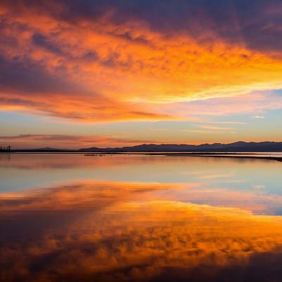 Lake Reflection Sunset Landscape- FHD/4K - KDE Store