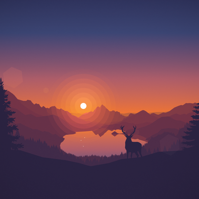 Firewatch Deer - KDE Store