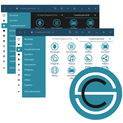 Simply Circles Blue - KDE Store