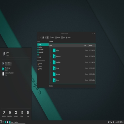 Materia Manjaro Dark - KDE Store