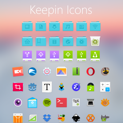 Keepin icons - KDE Store