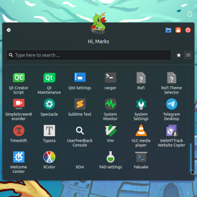 Menu Ditto - plasma 6 - KDE Store