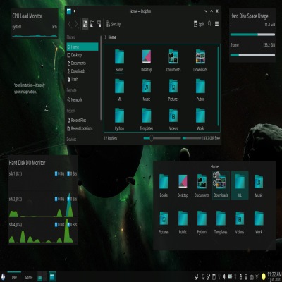 Dragon global theme - KDE Store