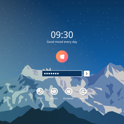ArcStarry-dark Sddm Theme - KDE Store