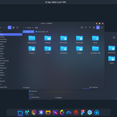 Lace Aurorae Theme - KDE Store