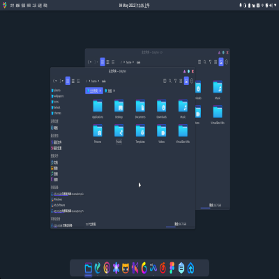 Lace-solid Aurorae Theme - KDE Store