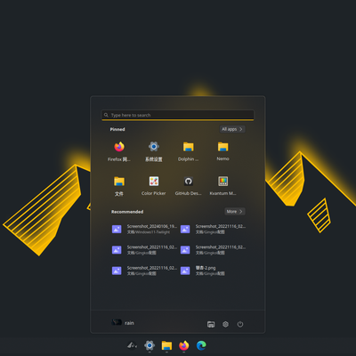 Windows11-Gingkol Plasma Theme - KDE Store