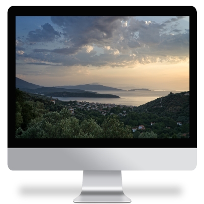 green and cloudy - KDE Store