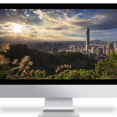 sunset and sunrays - KDE Store