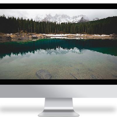 lake and trees reflection - KDE Store