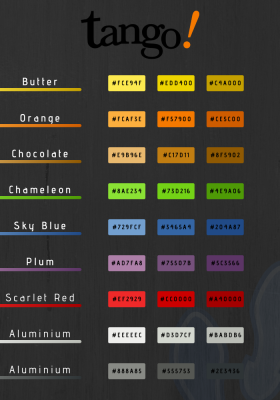 Tango Colors Palette restyle - KDE Store