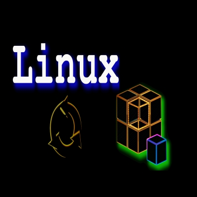 Black Linux Neon Wallpaper - KDE Store