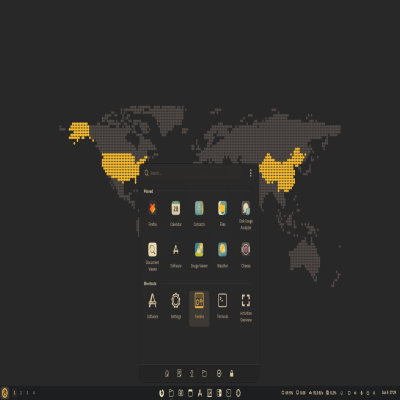 GNOME 44 Customization - GNOME with Gruvbox Color Scheme - KDE Store