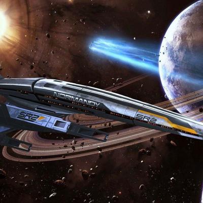 Normandy Sr 2 Ships Space Planet Meteorite Asteroids Gami - KDE Store