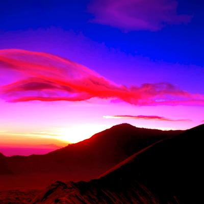 Cloud Mountain Sky Sunset HD WALLPAPER - KDE Store