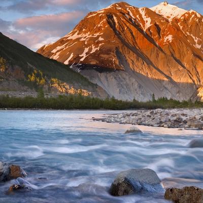 Columbia Canada British River Alsek Twilight Wallpaper hd - KDE Store