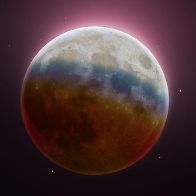 Space Lunar Eclipse Wallpaper - KDE Store