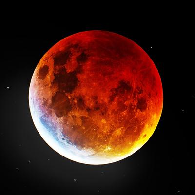 Space Blood Moon Wallpaper - KDE Store