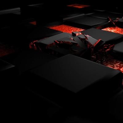 light render fire collapse cubes graphics alloy cub - KDE Store