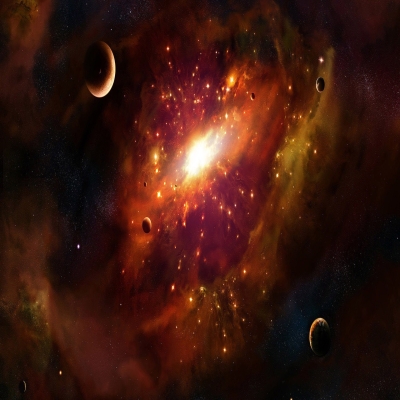 light space planets galaxy nebula center light space - KDE Store