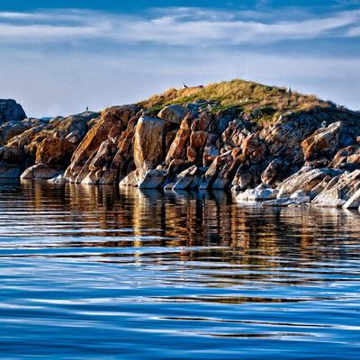 sky clouds lake stones island sky clouds lake - KDE Store