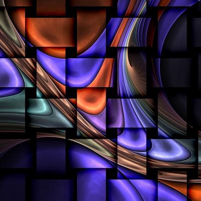 Abstract 3D cubes Wallpaper - KDE Store