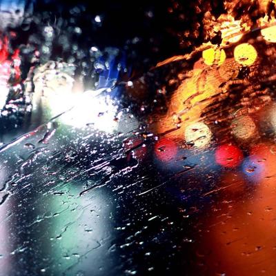 lights drops rain glass water drops raindrops lights - KDE Store