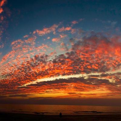 clouds sunset sea clouds sunset sea - KDE Store