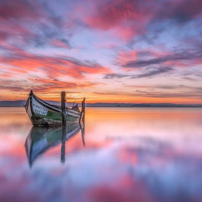 lake sunset boat lake sunset boat - KDE Store