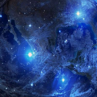 Blue and White Planet Earth Full HD - KDE Store