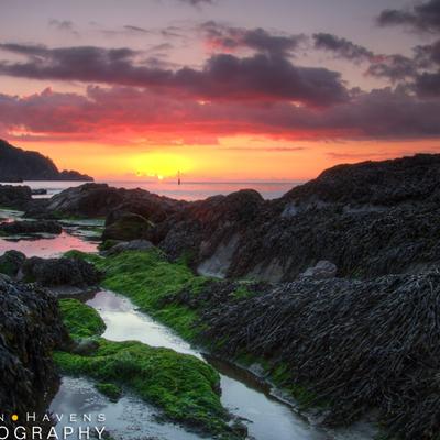 beach clouds color colour lake landscape sea sky sun - KDE Store