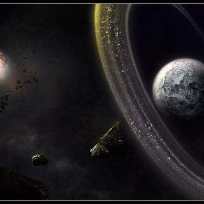 Asteroid Planet Space hd wall - KDE Store