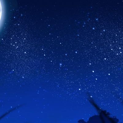 starry sky Moon - KDE Store