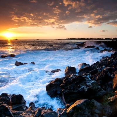 sunset beach hd - KDE Store