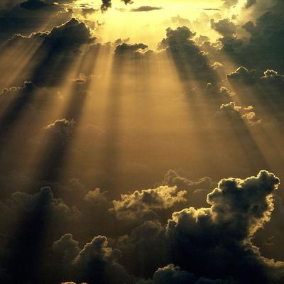 Sun Shining Through Clouds - KDE Store