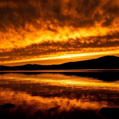 Lake Tahoe Sunset Reflection - KDE Store