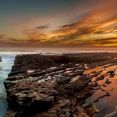 Sunset Landscapes Nature Reflections hd wall Hd - KDE Store