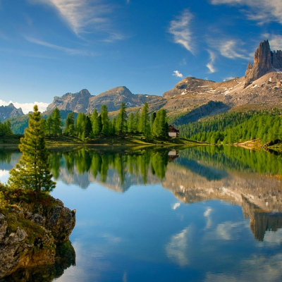 nature lake hills reflection - KDE Store