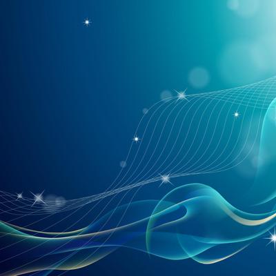 abstract blue wave - KDE Store