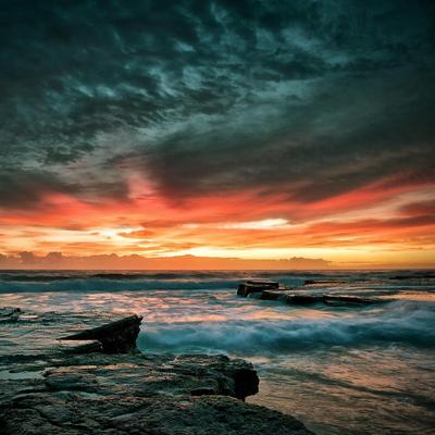 sky sea orange hd - KDE Store