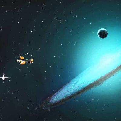 pixel art galaxy planet space science fiction pixels - KDE Store