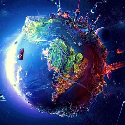 galaxies planets stars Outer space - KDE Store