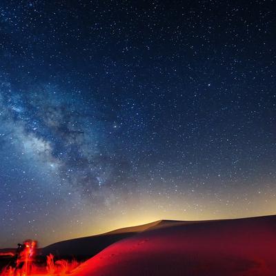 landscape night galaxy space sky Milky Way starry nigh - KDE Store