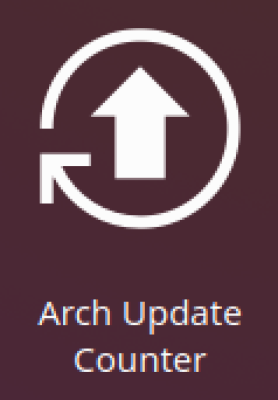 Arch update counter - KDE Store