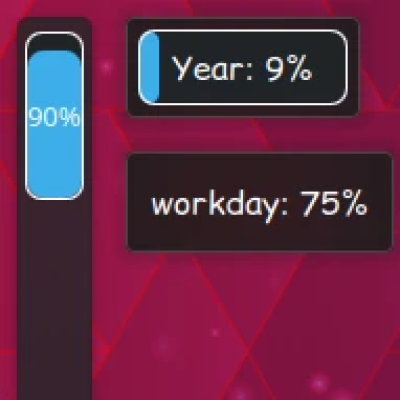 Time Progress Bar - KDE Store
