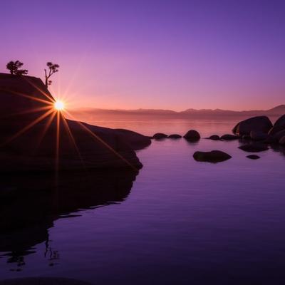 Sunset Evening reflection beachy HD wallpaper - KDE Store