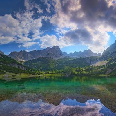 lake reflection sunrays HD wallpaper - KDE Store